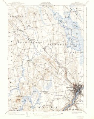 Reproductions - 1902 Topo Map