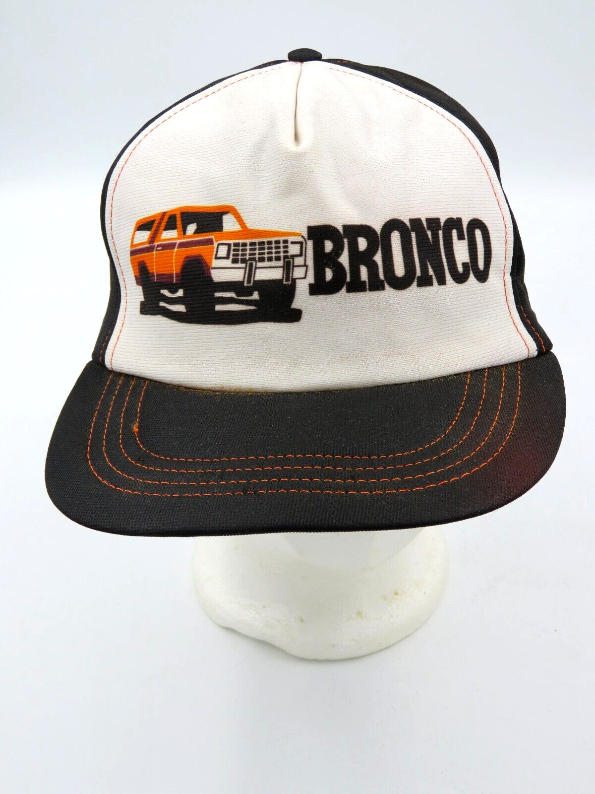 Vintage 1979 Ford Bronco Trucker Hat Baseball Cap USA… - Gem