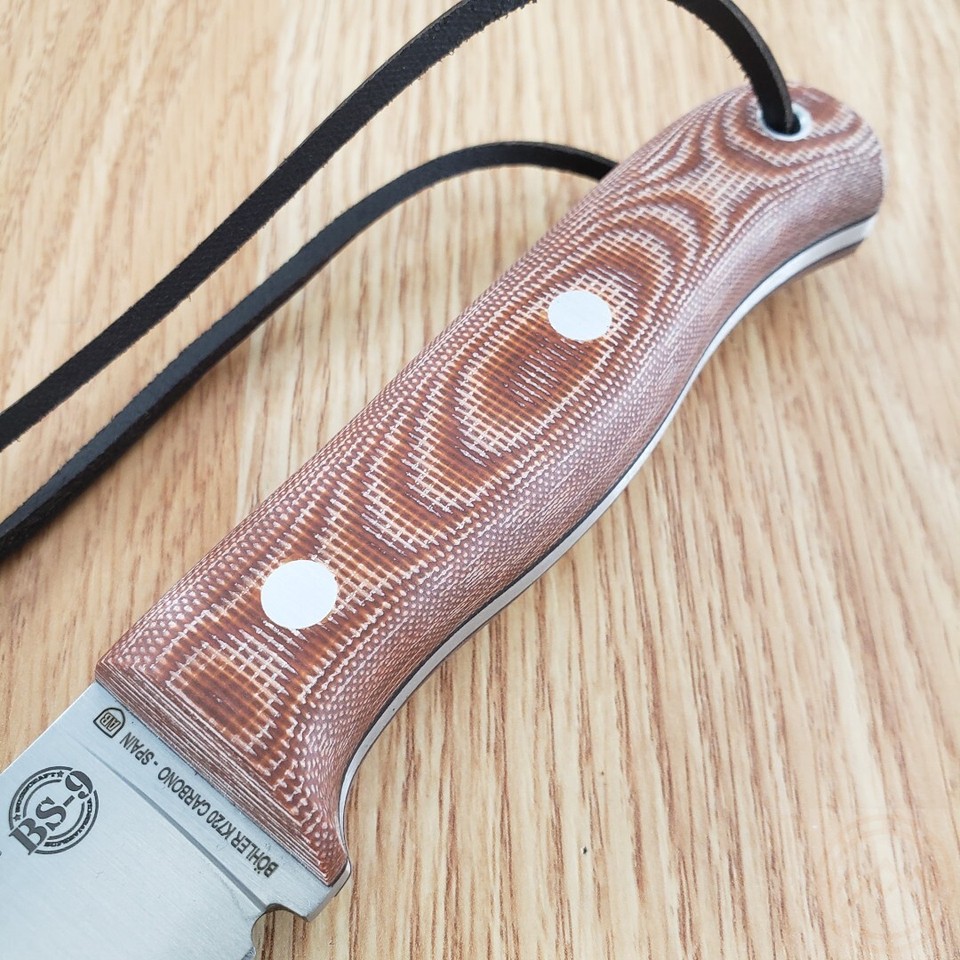 Joker Campero Fixed Knife 4.25" Full Tang K720 Tool Steel Blade Micarta ...
