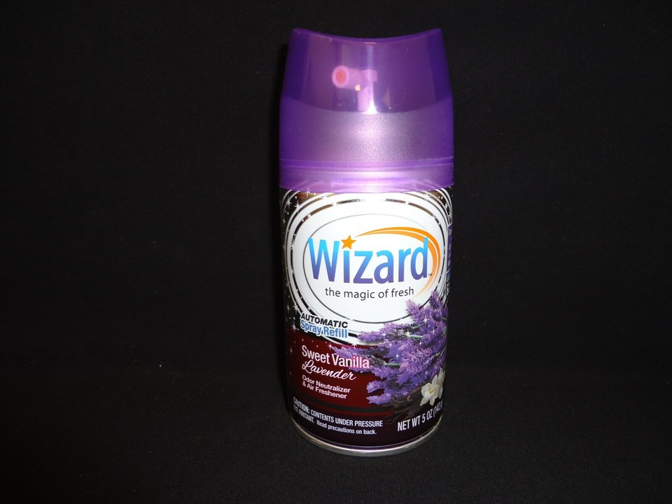 12 Wizard Automatic Spray Refills Sweet Vanilla Lavender SEE NOTE | eBay
