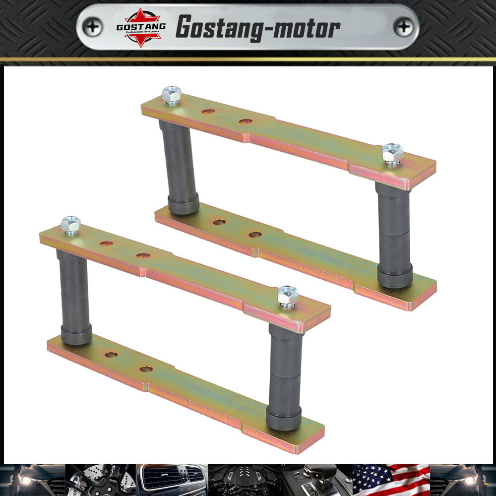 Adjustable " to 4" Rear Leaf Spring Shackle Lift Kit For 1963-1976 ...