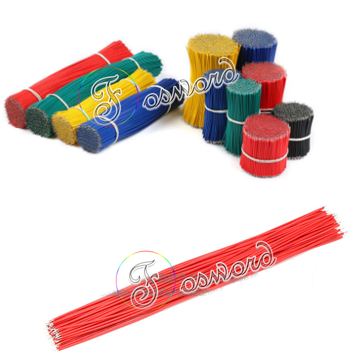 PCB Jumper Wire Soldering Breadboard Electronic Cable 24AWG Dual Tinned ...
