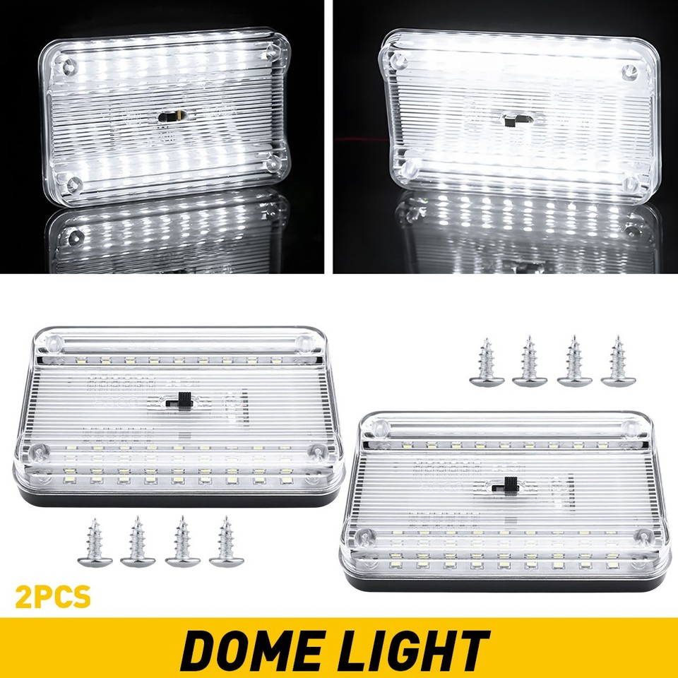 Universal 36 LED Car Ceiling Dome Lamp Reading Trunk Interior White ...