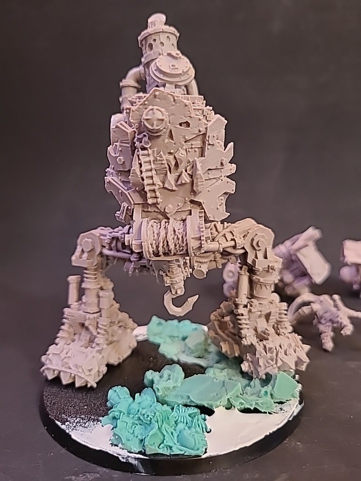 Warhammer 40k Ork Mega dread With Killkannon / Rippa Claw Arm OOP | eBay