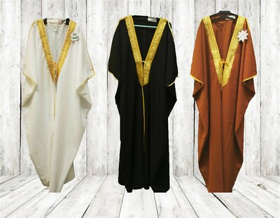 COLOUR COLOR Arab Cloak Robe Sheikh Bisht Medieval Wedding Luxury ...