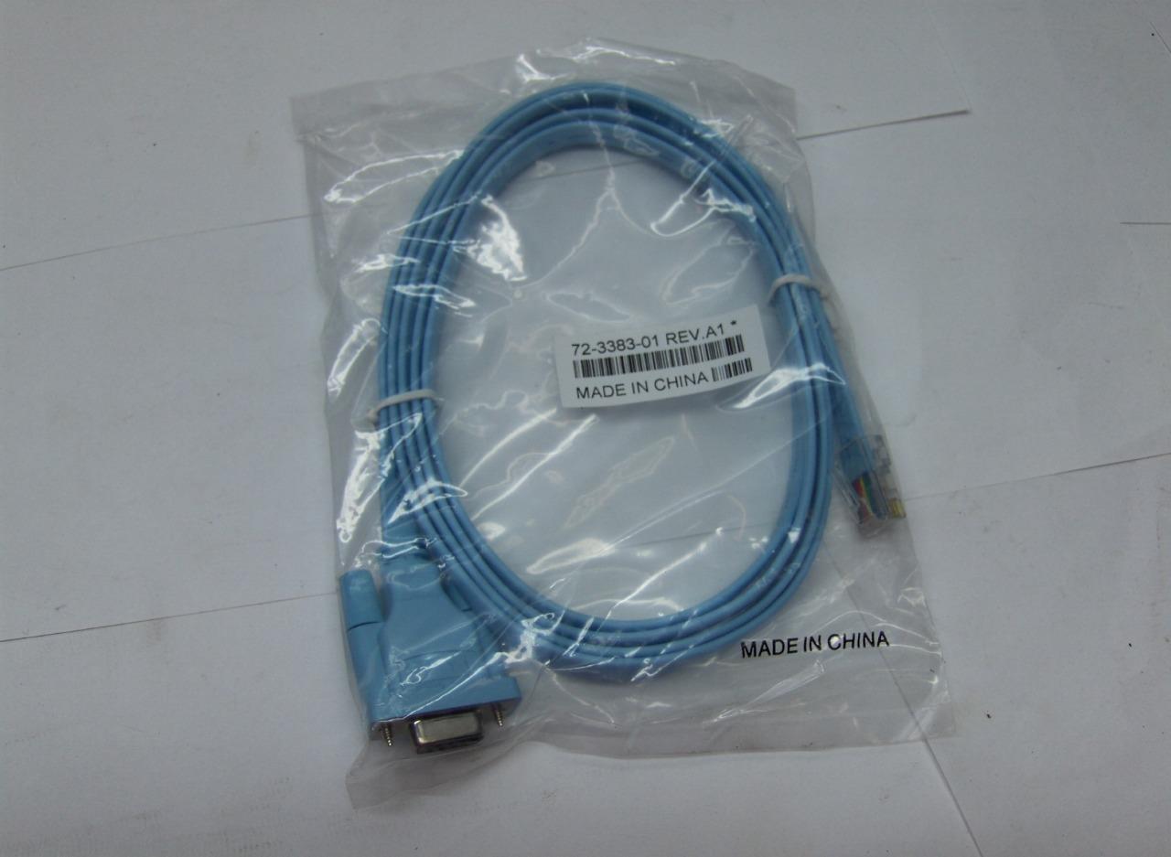 Cisco Rollover Console Cable, Blue 72-3383-01 DB9 to RJ45 6' | eBay
