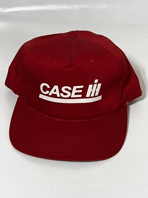 Vintage Case IH Snapback Trucker Hat Embroidered Cap K Products Made in ...