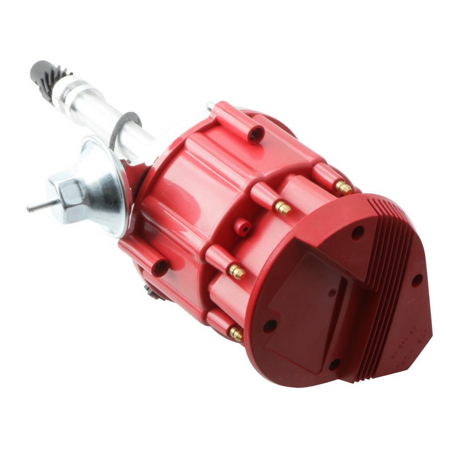 Racing HEI Distributor Red Cap Super Coil For Chevy SBC 305/350/400 ...
