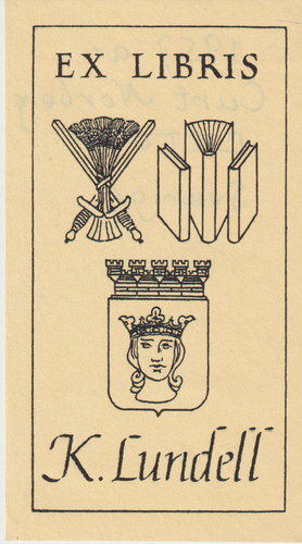 ex-libris K.Lundell (1957) | eBay