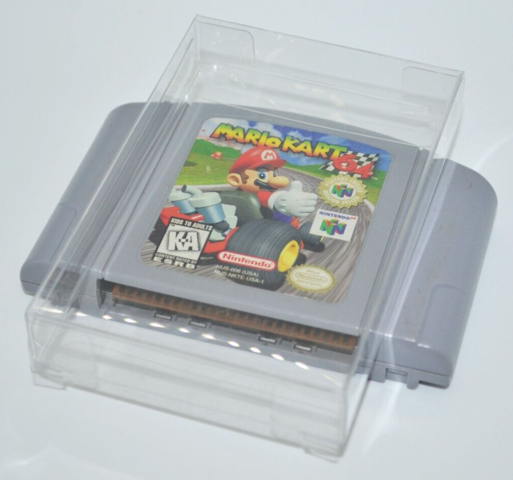 10 Plastic Protective Protectors Cases Sleeve Display For Nintendo N64 ...