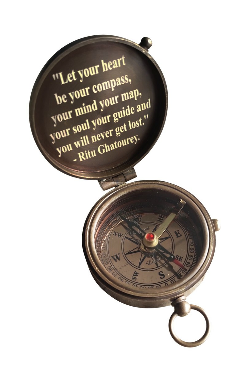 Compass Gift Quotes Graduation Gift Compass Wish Bracelet – Lemon