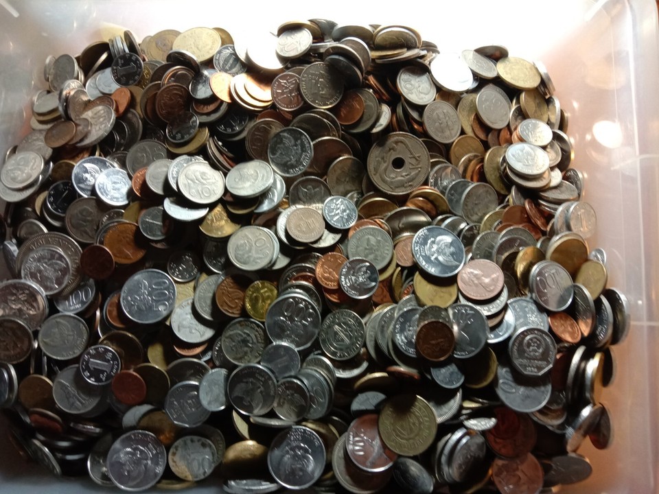 World Coins BULK LOT COINS 1 kg Kilo From Massive Collection | eBay ...