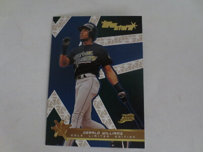 2001 Topps Stars Gold Limited Edition Gerald Williams Card #21 Serial ...