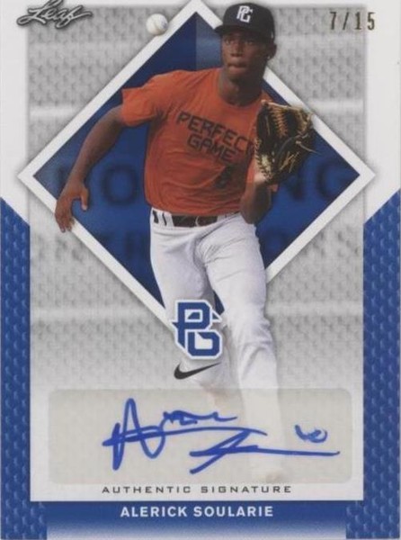 2016 Leaf Perfect Game National Showcase - Blue #BA-083 Alerick ...