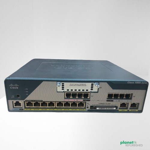 C1861-SRST-F/K9 Cisco 1861 8-user SRST or CME 4FXS 4FXO 8xPOE SP Svcs ...