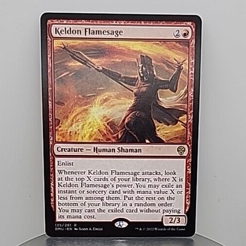 MTG Keldon Flamesage Dominaria United 135/281 Regular Rare | eBay