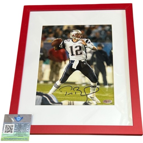 Tom Brady AUTOGRAPH FRAMED New England Patriots Signed Star Auto #12 ...