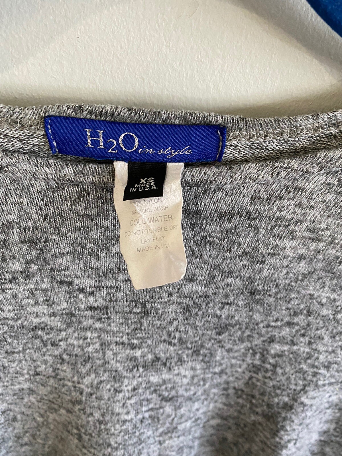H2O In Style Womens Long Sleeve KnitSweater Gray Size XS | eBay