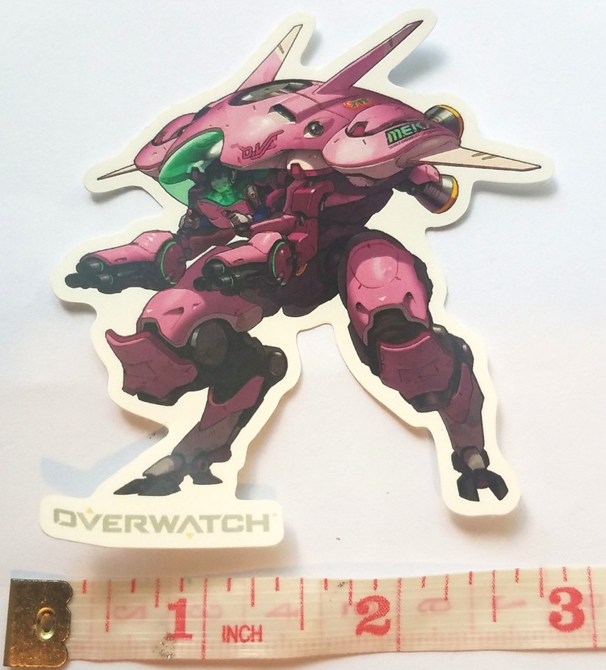 Blizzard Entertainment - OVERWATCH - D.VA with MEKA - Vinyl Sticker | eBay