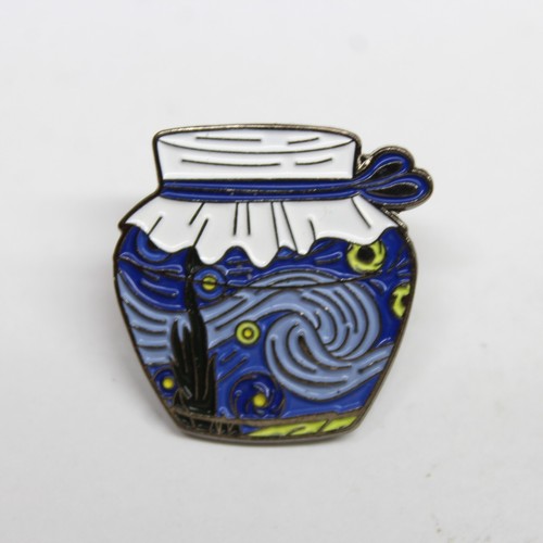 Starry Night Keepsake Jar Pin Lapel Enamel Collectible | eBay