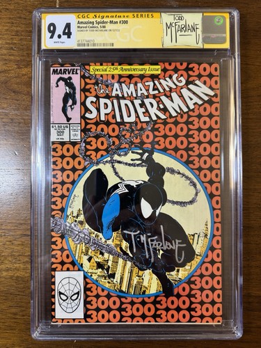 Amazing Spider-Man #300 CGC SS 9.4NM McFarlane Huge Key 1st Venom ...
