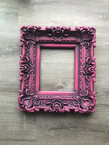 8x10 Vintage Pink Picture Frame, Baroque Ornate Style, Family Gifts | eBay
