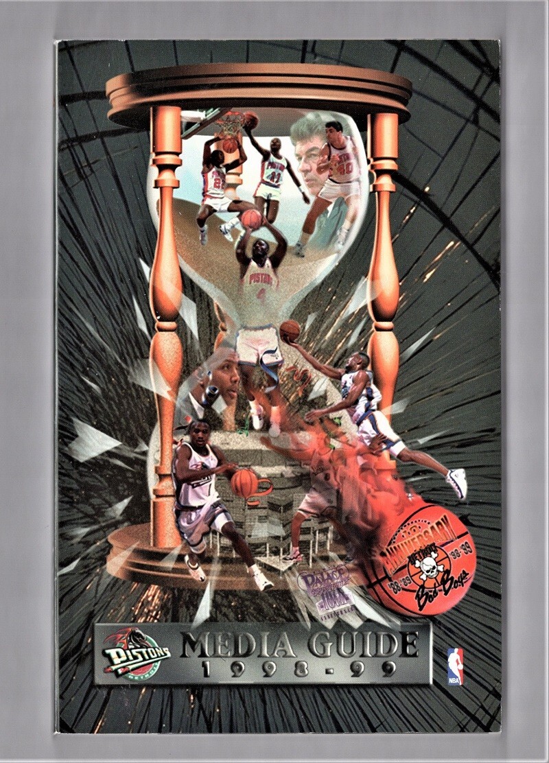 DETROIT PISTONS 1998-99 NBA MEDIA GUIDE | eBay