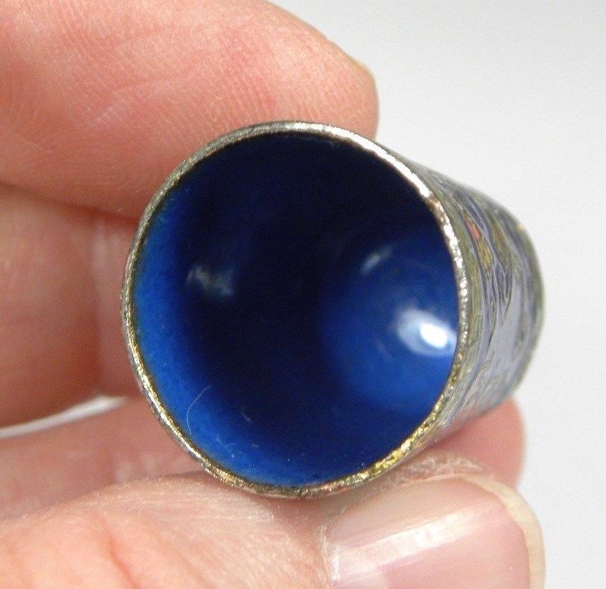 Vintage Chinese Dragon Enamel Thimble | eBay