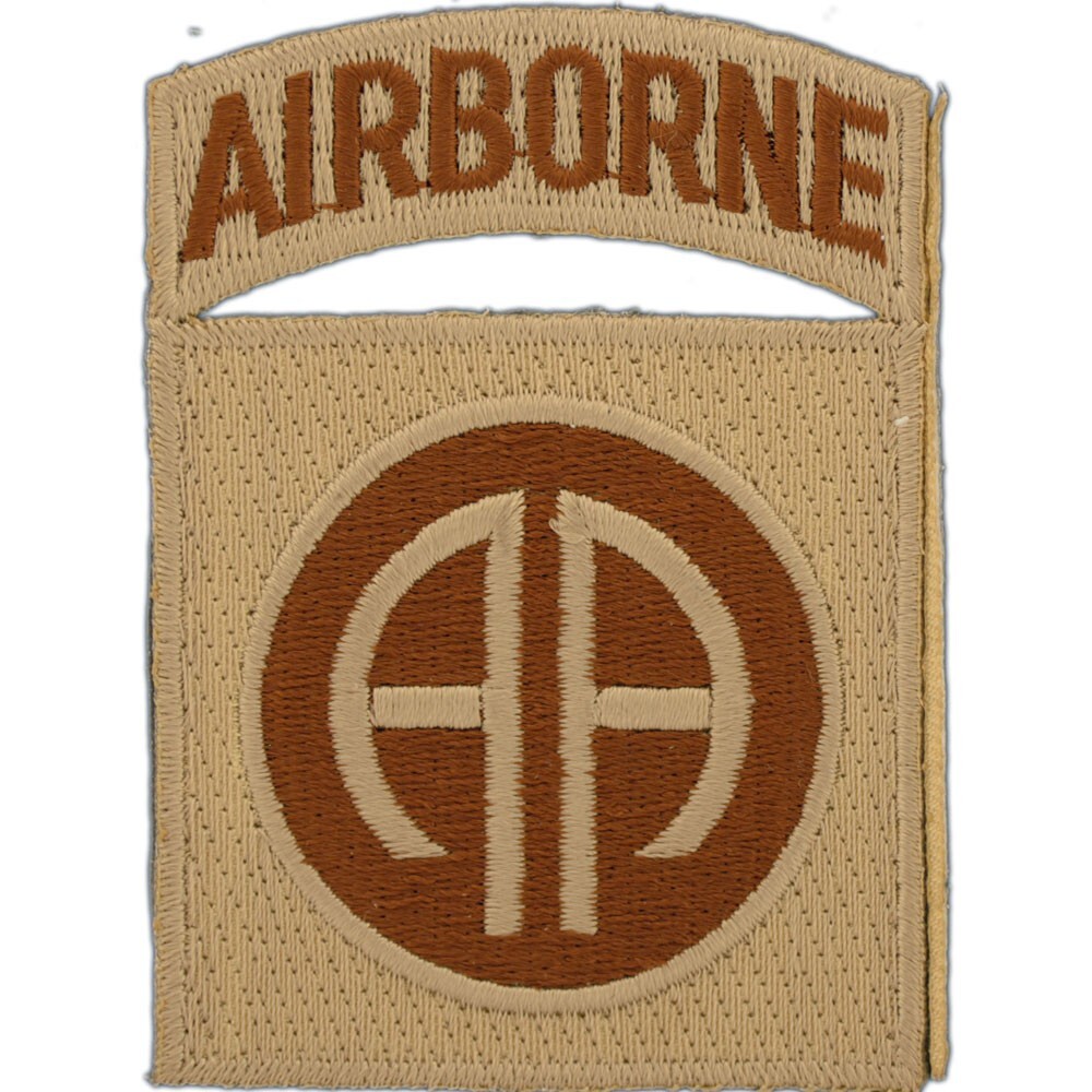 ARMY, 82ND ABN (03) (DESERT) Embroidered Shoulder Patch (3-1/8") (0599 ...