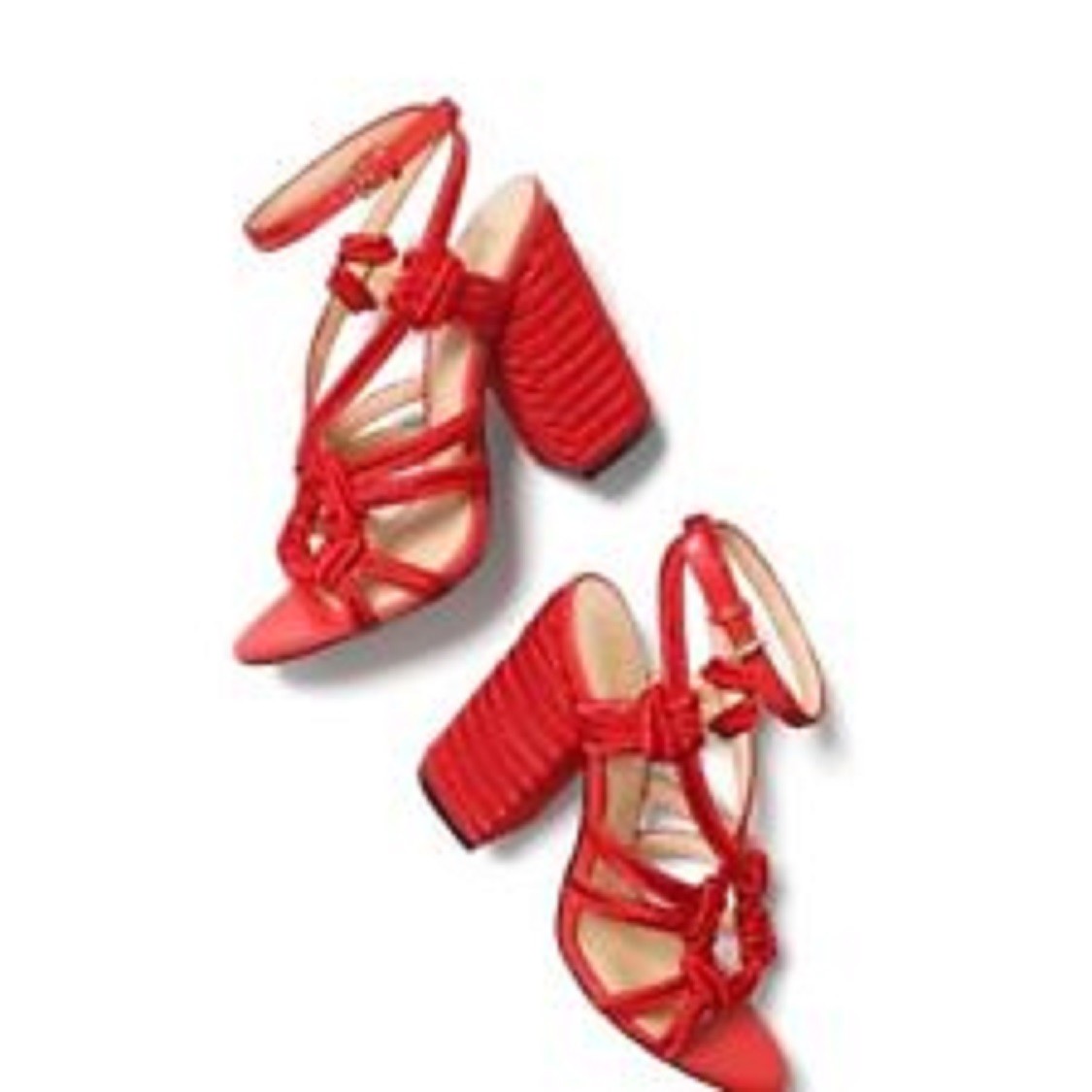 CAbi TipToe Rope Sandal #6012 7M Hibiscus Orange Red Summer 2018 $139 ...