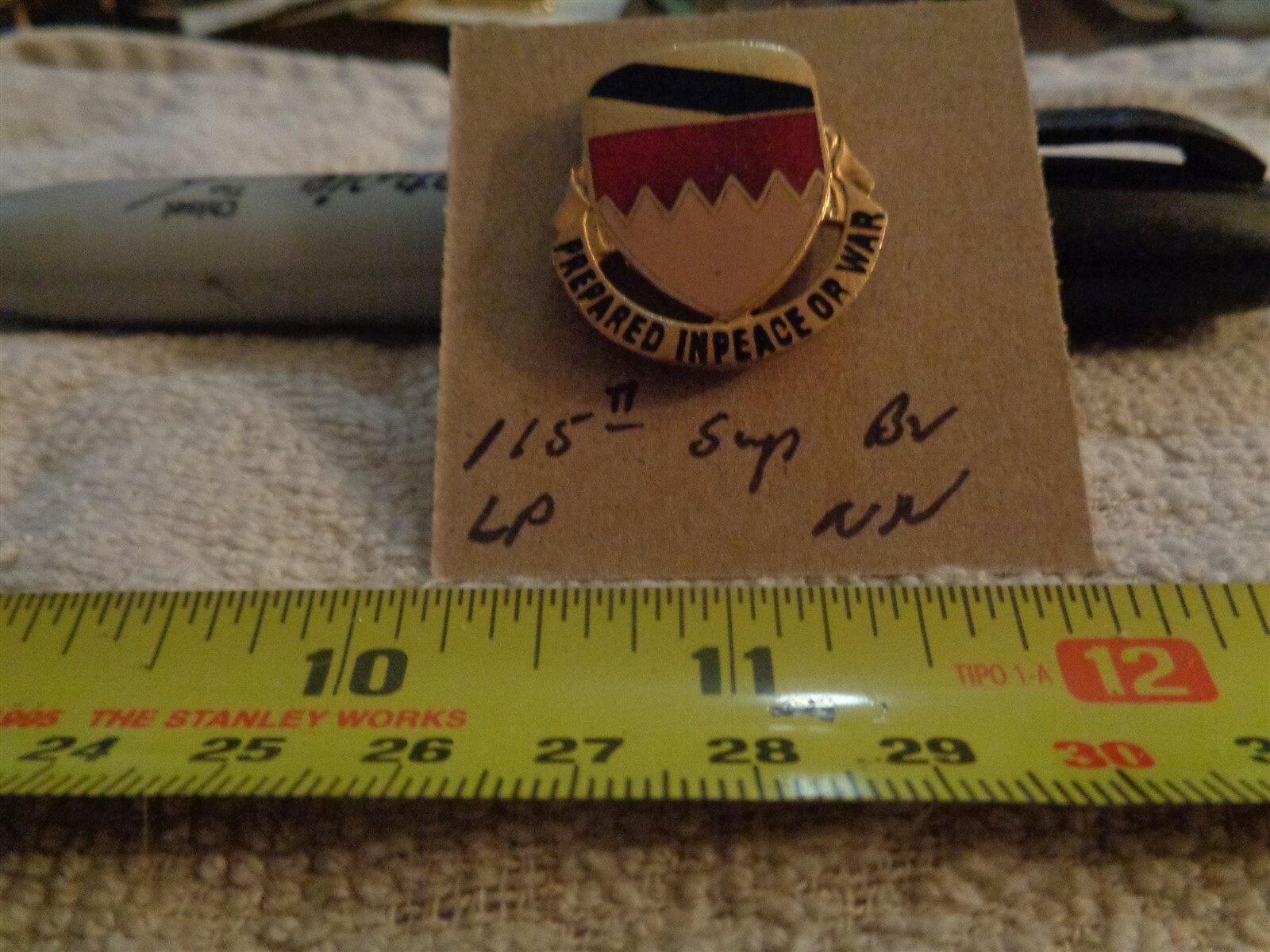 115th Support Battalion NH (long post) Unit Crest, DI, DUI (DRAW#75) | eBay