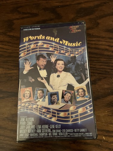 Words and Music VHS 1948 Musical Black Clamshell Reduced | eBay