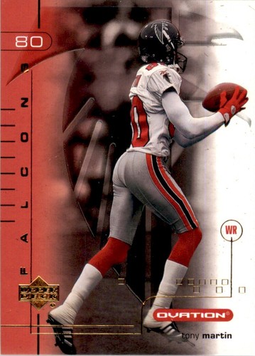 2001 Upper Deck Ovation Tony Martin Atlanta Falcons #49 NFL Football | eBay