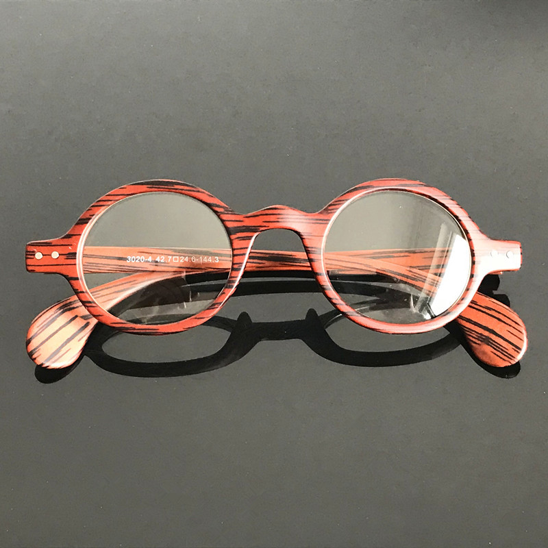 Vintage Small Round Eyeglass Frames Glasses Full Rim Spectacles Eyewear ...