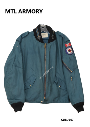 ROYAL CANADIAN AIR FORCE BLUE FLYERS JACKET SIZE 7040 RCAF | eBay