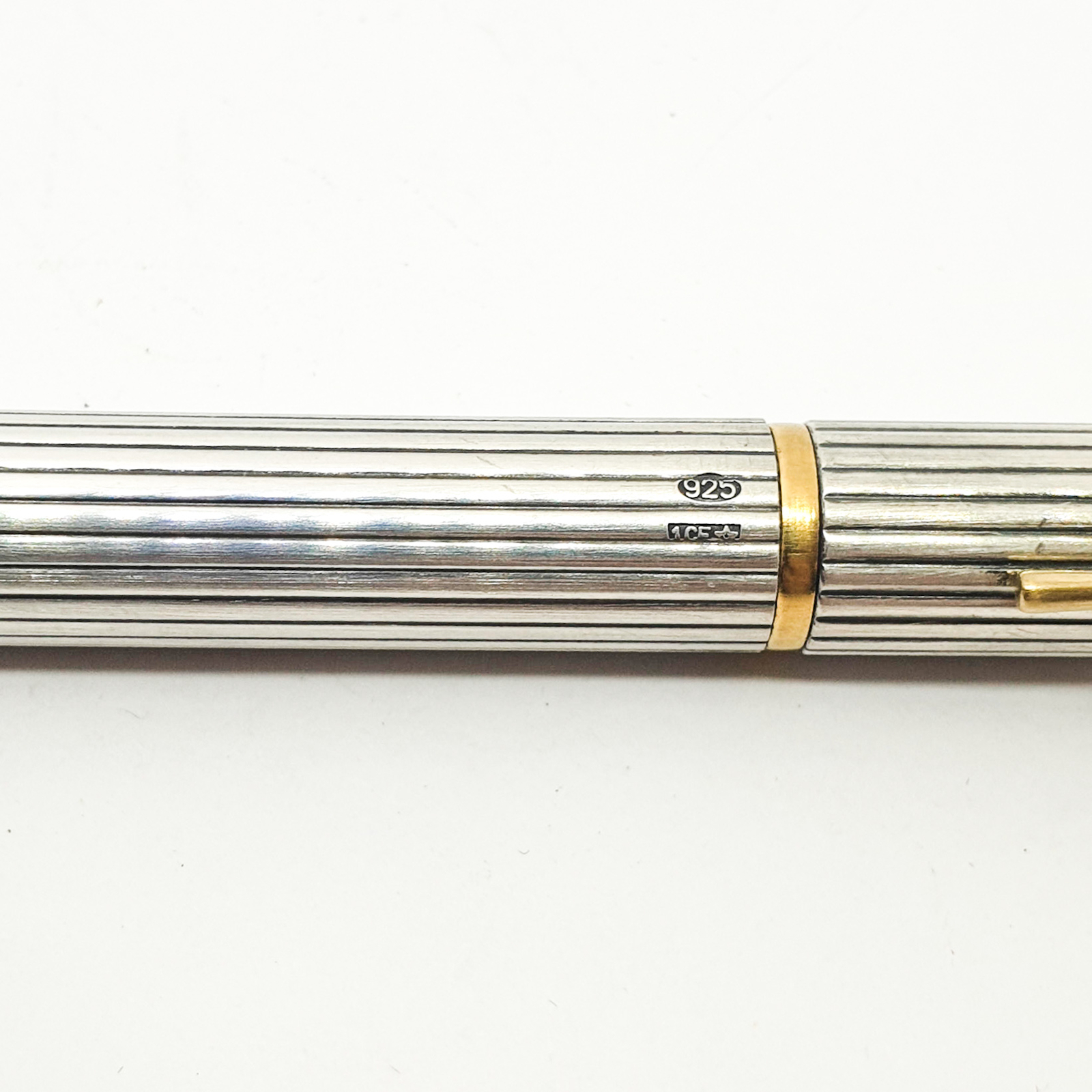 Penna Stilografica OTTAVIANI argento 925 Oro 18 kt 750 cavallo 56ve20 ...
