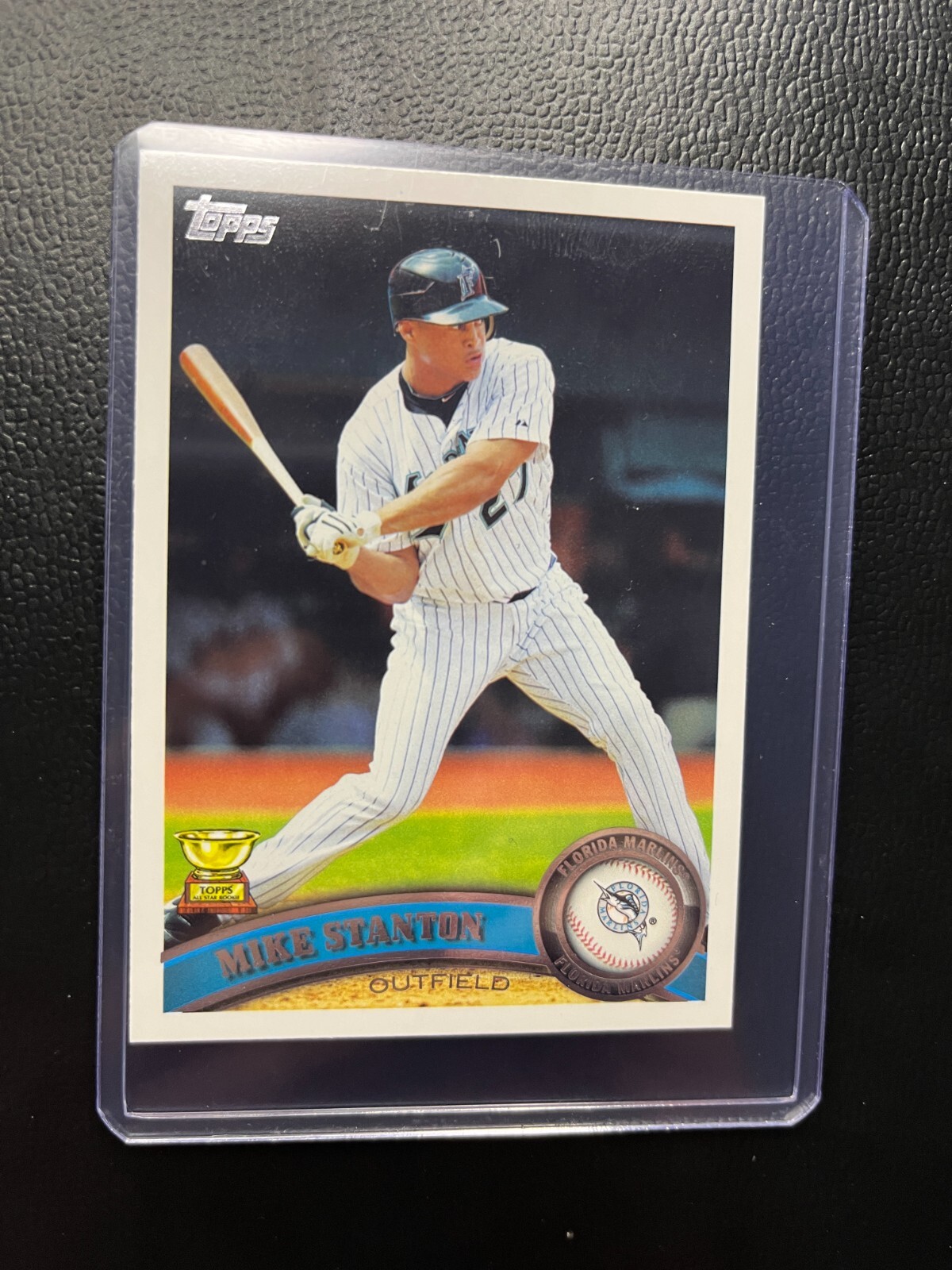2011 Topps Mike (Giancarlo) Stanton #135 Rookie Cup Card RC Florida ...