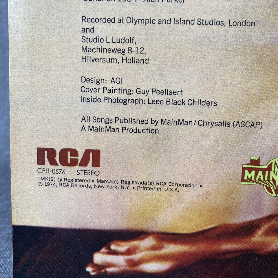 David Bowie Diamond Dogs Gatefold Vinyl LP Record 1974 | eBay