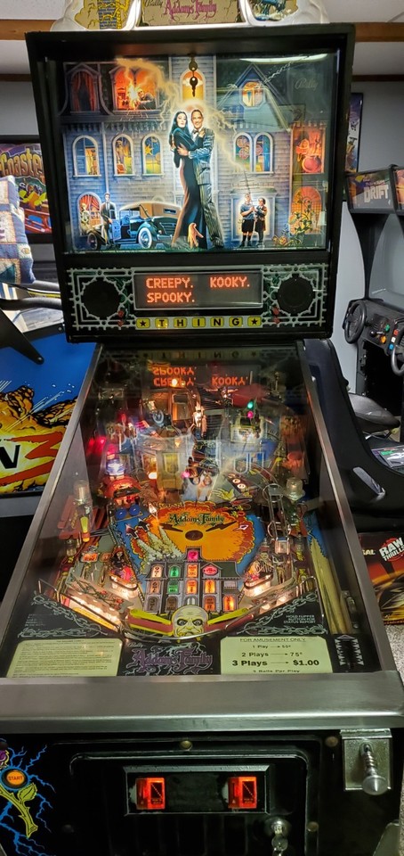 Addams Family Pinball Coin-Op Arcade Machine Bally 1992 | eBay