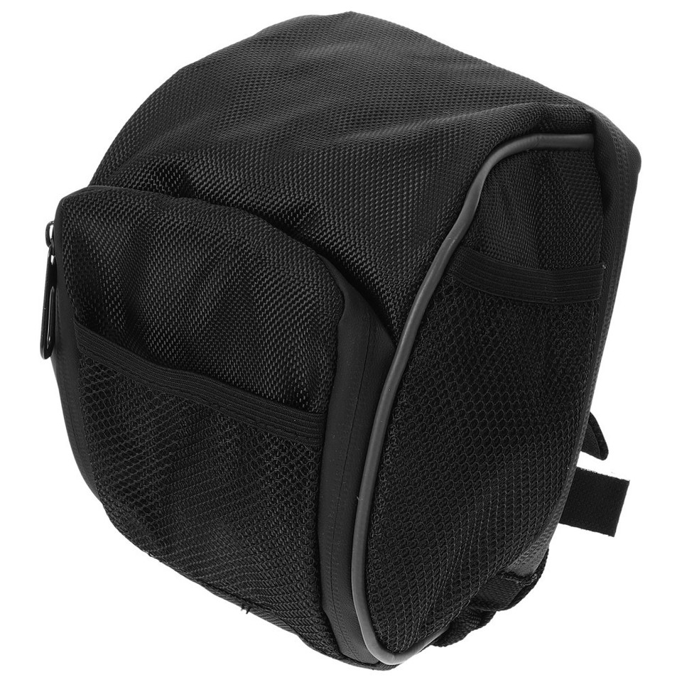 Handlebar Bag Bike Front Tube Frame Storage Bag Cycling Bag (Black ...