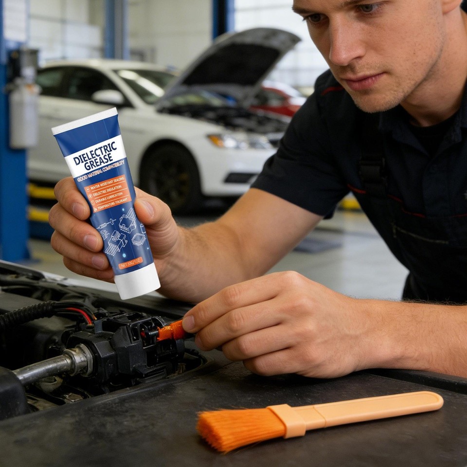 Dielectric Grease High Performance Automotive Lubricant With Brush | eBay
