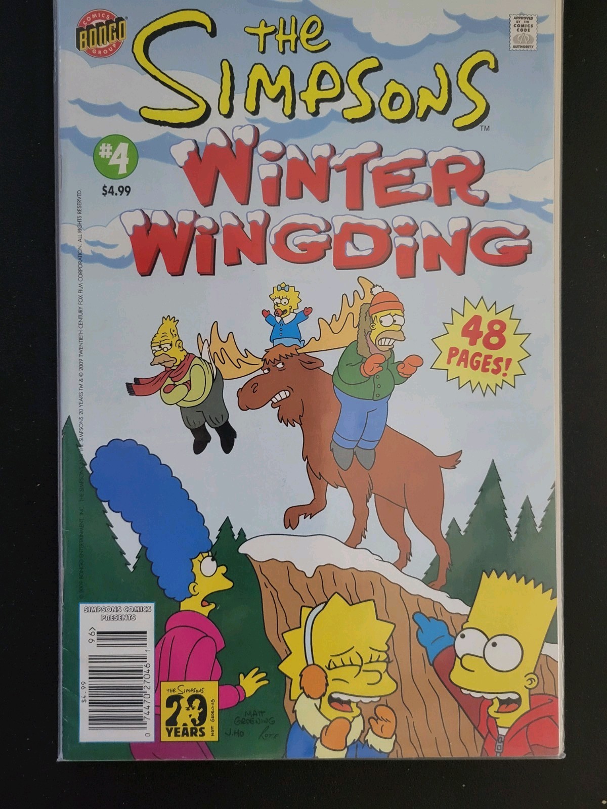 The Simpsons Winter Wingding #4 (Bongo Comics December 2009) | eBay UK