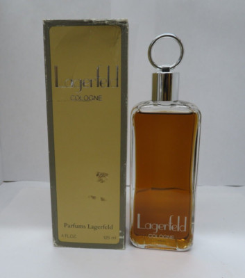 LAGERFELD BY KARL LAGERFELD COLOGNE 4 Fl oz/125 ml SPLASH FOR MEN RARE ...