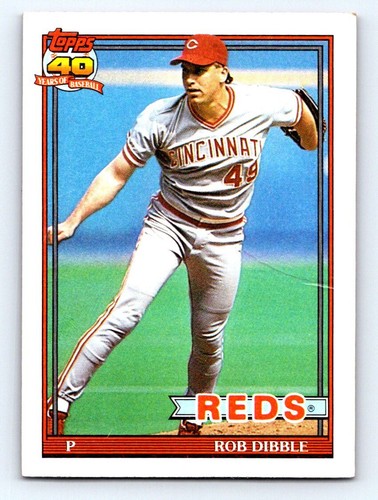 1991 Topps #662 Rob Dibble | eBay