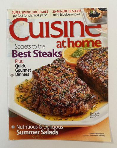 Cuisine At Home recipes magazine - SEcrets to the Best Steaks | eBay
