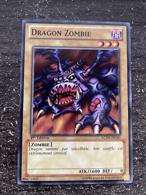 CARTE YU-GI-OH! DRAGON ZOMBIE 1ST LCJW-FR183 PROCHE DU NEUF/NM | eBay