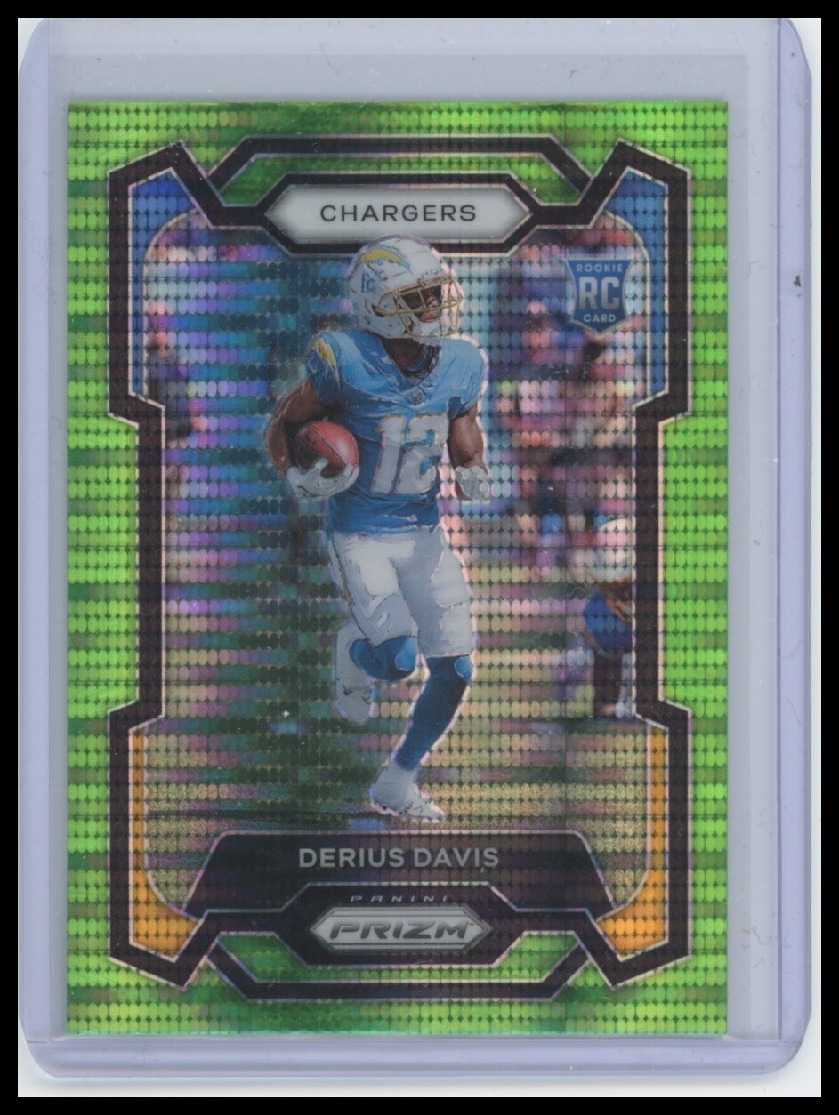 2023 Panini Prizm #351 Derius Davis Neon Green Pulsar | eBay