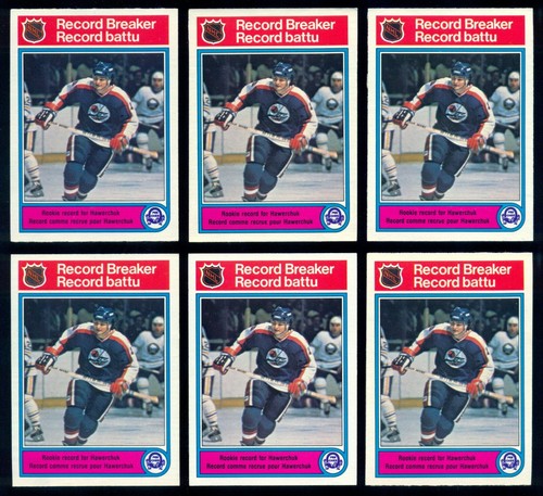 1982 OPC O PEE CHEE #3 Dale Hawerchuk Rookie R B 6 Card Lot NM-MT Jets ...