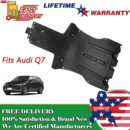Fit For 2005- 2015 Audi Q7 Rear Engine Under Cover Splash Shield Baffle ...