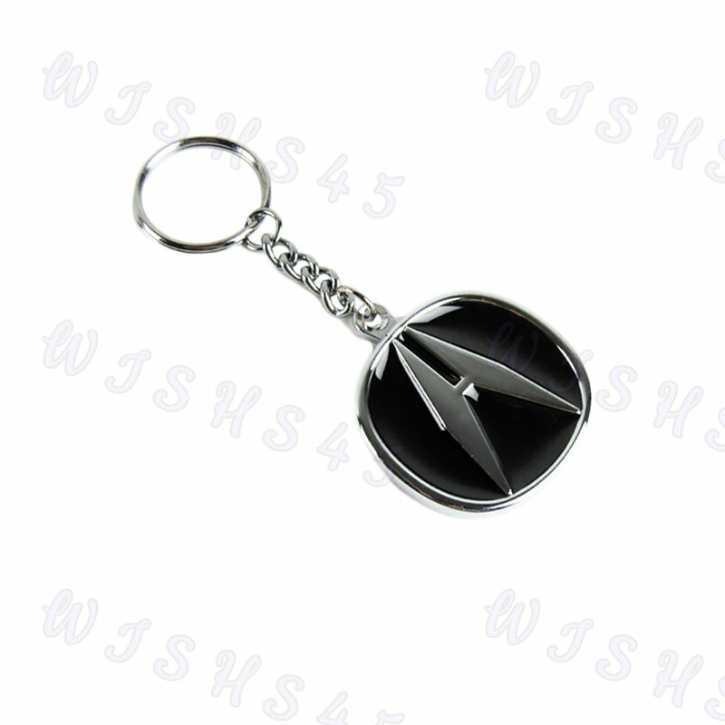 For Acura Logo DIE CAST Chrome Metal Key Fob Keyring Keychain Lanyard ...